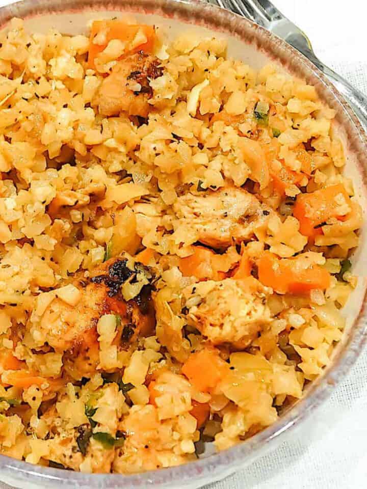 25 Minute Cauliflower Rice Stir Fry - Tasty Oven