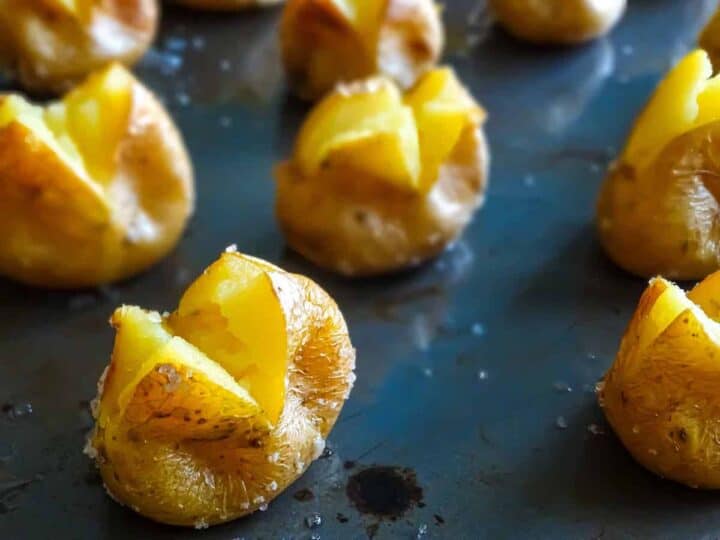Crispy Baked Mini Potatoes Recipe - Tasty Oven
