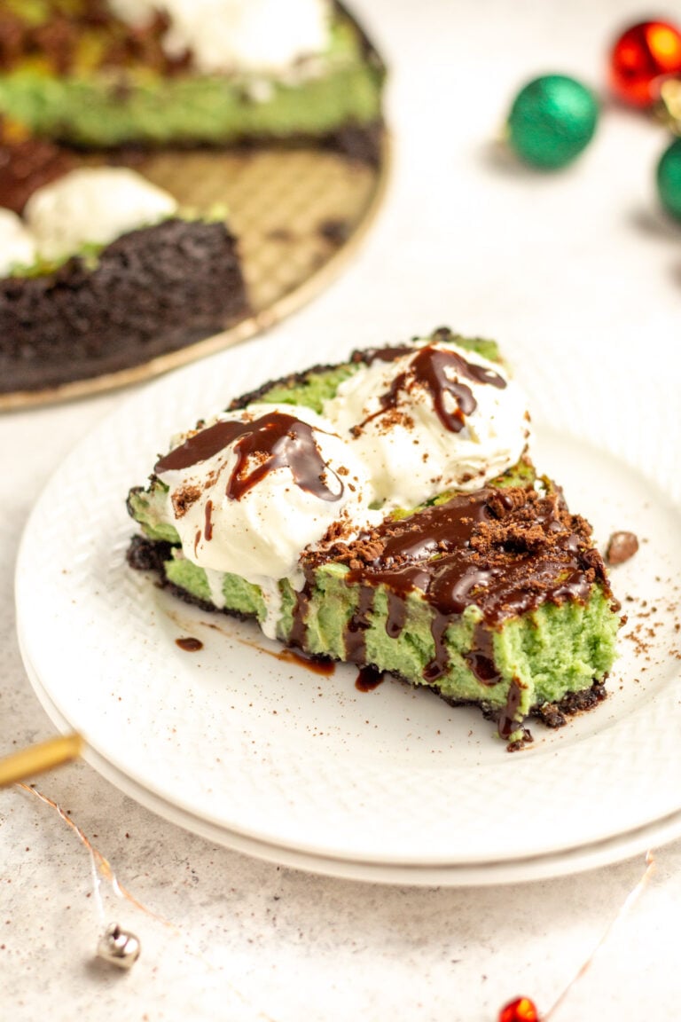 Instant Pot Mint Chocolate Cheesecake – Tasty Oven