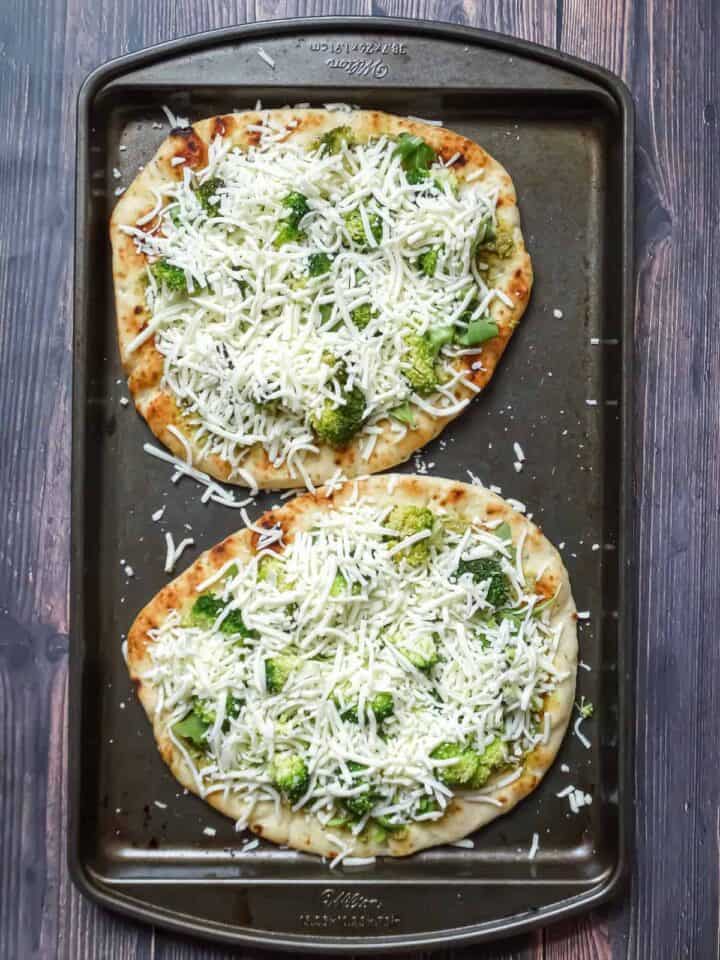 Green Pizza with Broccoli, Arugula, and Pesto – Tasty Oven