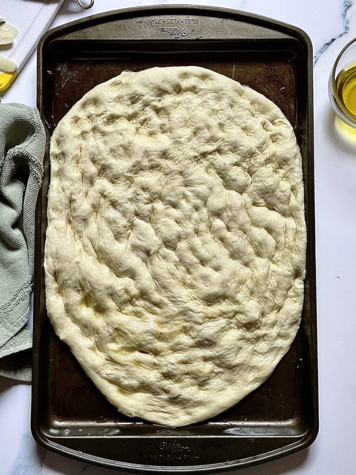 Bread Machine Focaccia Recipe - Rosemary Garlic Focaccia