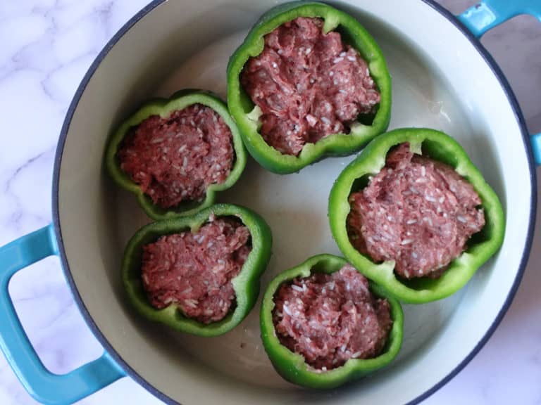 Middle Eastern Stuffed Bell Peppers - Grandma's Secret Recipe