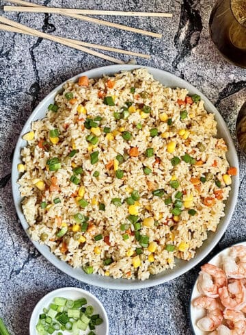 Delicious 30 Minute Instant Pot Fried Rice - Tasty Oven