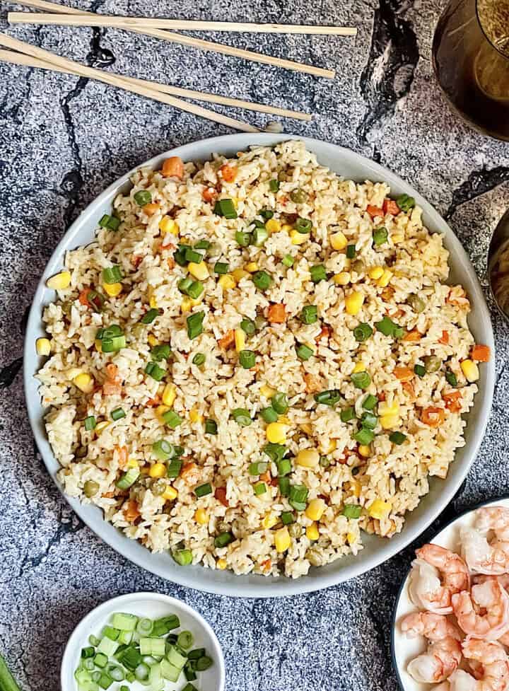Delicious 30 Minute Instant Pot Fried Rice - Tasty Oven