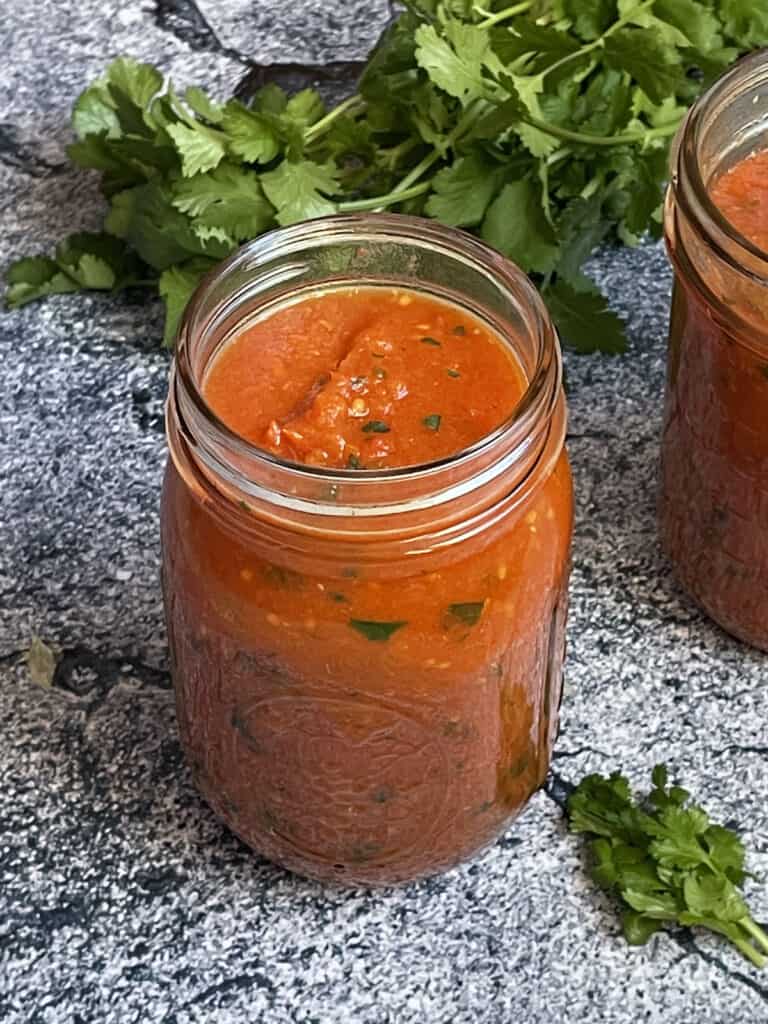 Salsa Roja - Restaurant Style Salsa Recipe for the Instant Pot
