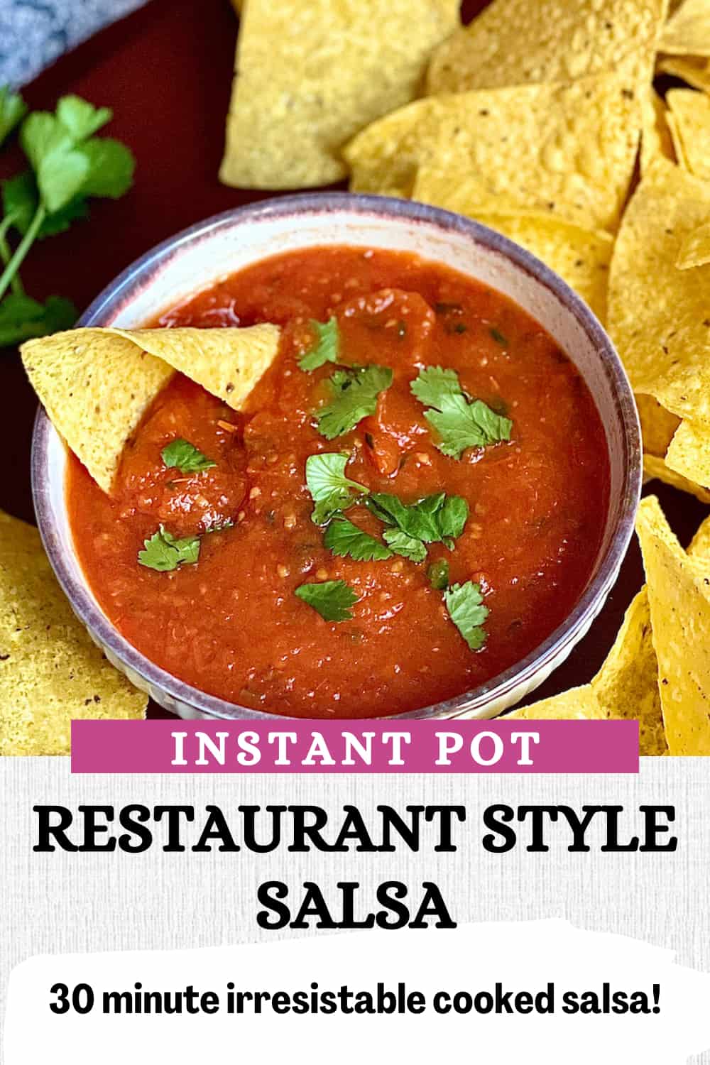 Salsa Roja - Restaurant Style Salsa Recipe for the Instant Pot