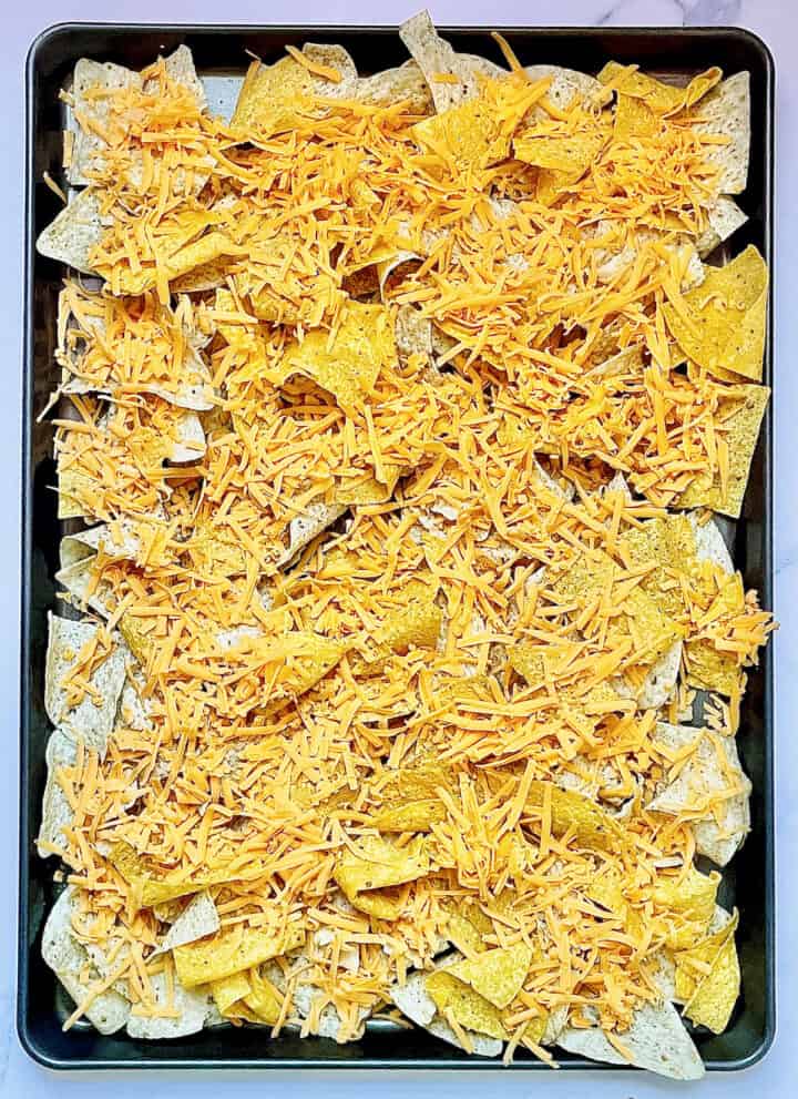 Loaded Sheet Pan Nachos - Tasty Oven