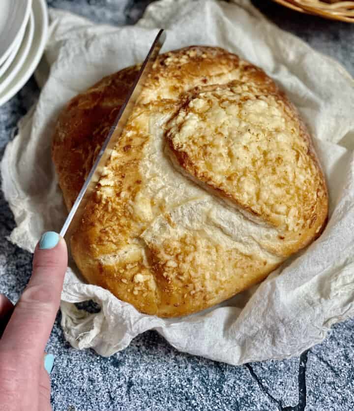 Bread Machine Cheese Bread - Artisan Style! - Tasty Oven Recipes