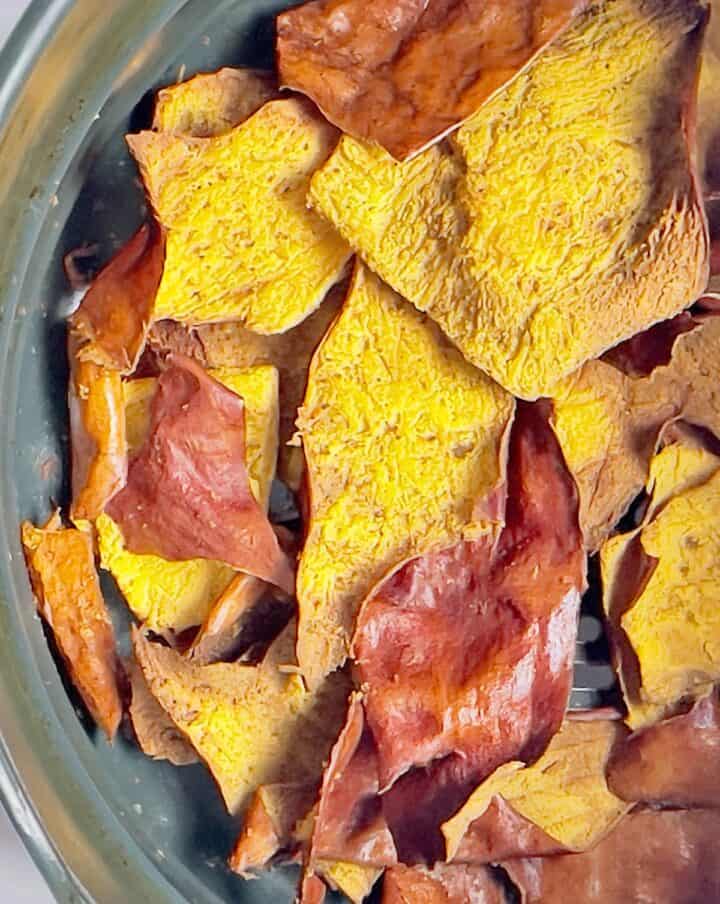 Pumpkin Chips - Oven Baked and Air Fryer Methods