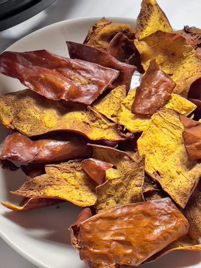 Pumpkin Chips - Oven Baked and Air Fryer Methods