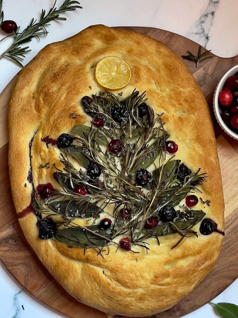 Christmas Focaccia – Tasty Oven