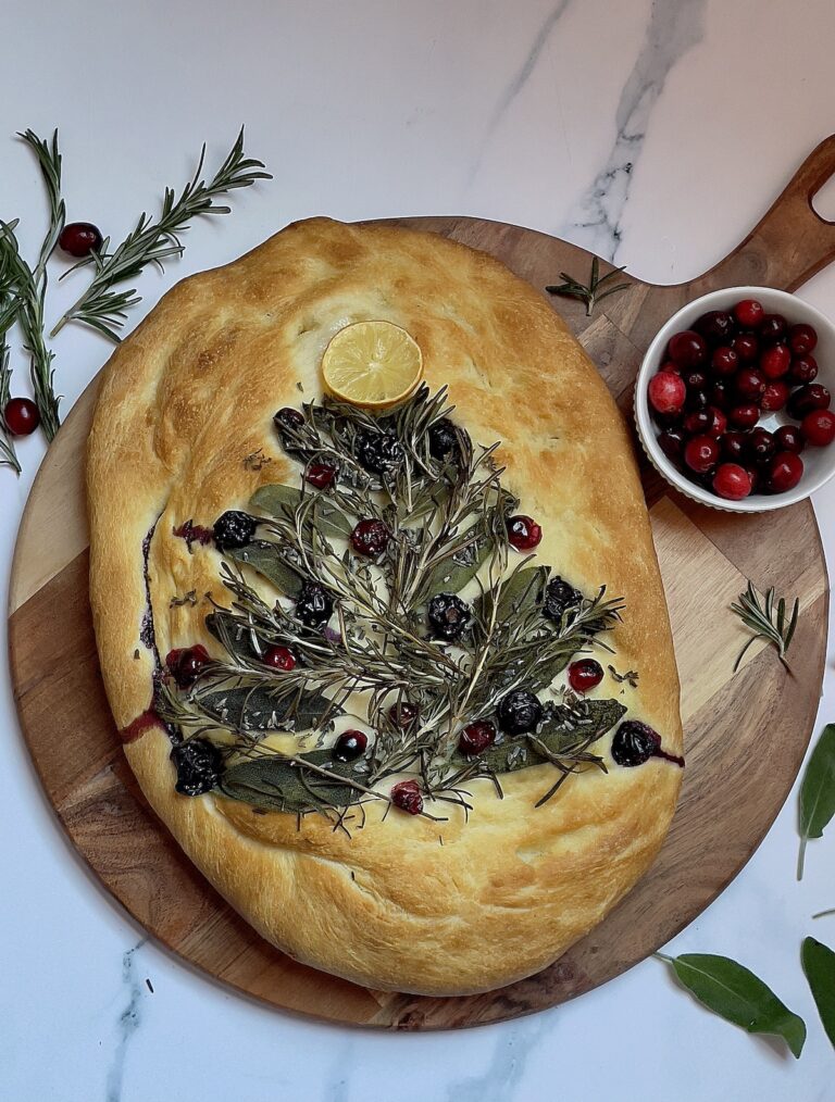 Christmas Focaccia – Tasty Oven