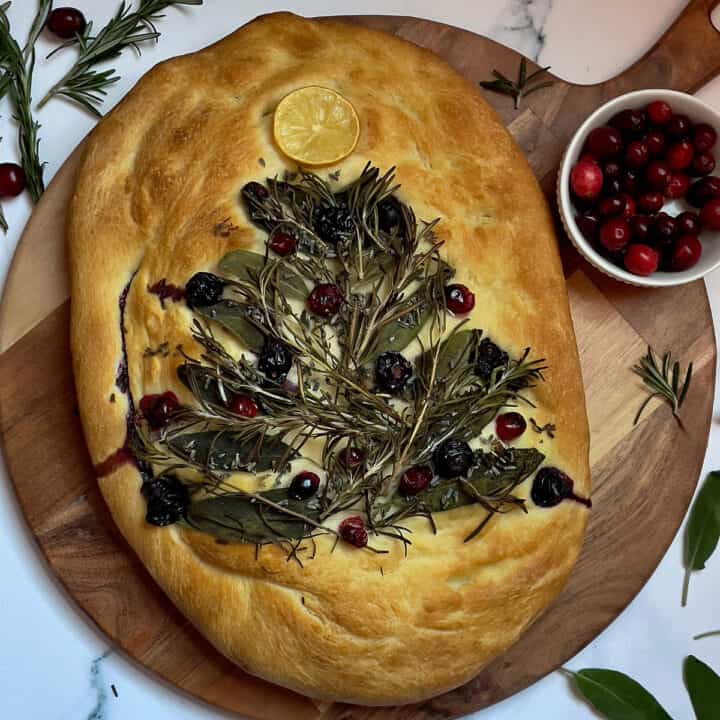 Christmas Focaccia – Tasty Oven