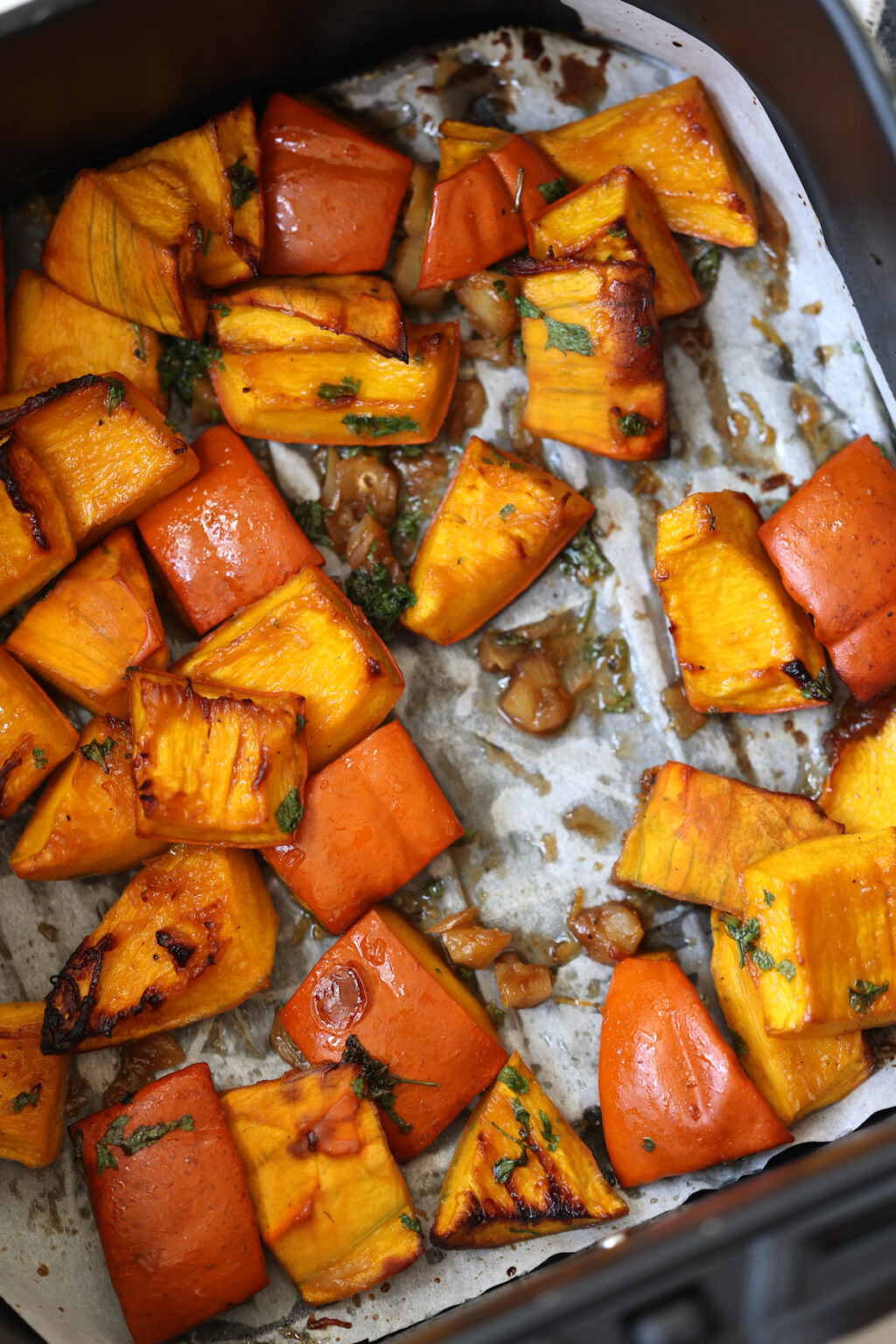 Air Fryer Roasted Pumpkin Cubes – Tasty Oven