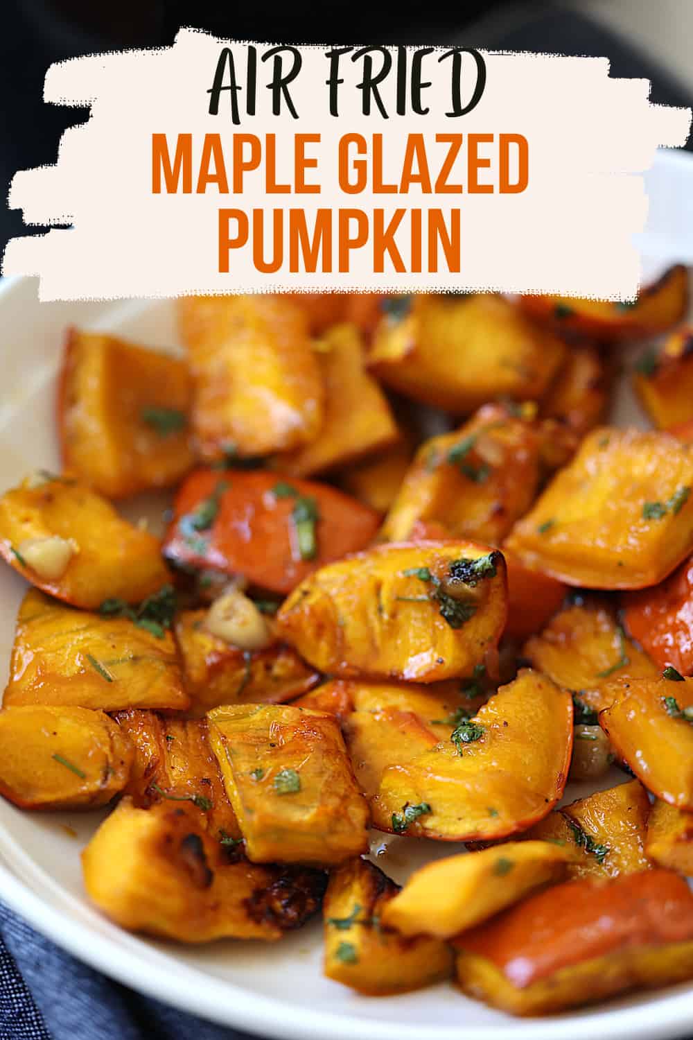 Air Fryer Roasted Pumpkin Cubes – Tasty Oven