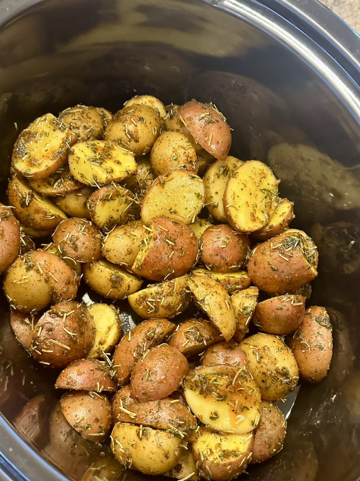 Slow Cooker Baby Potatoes