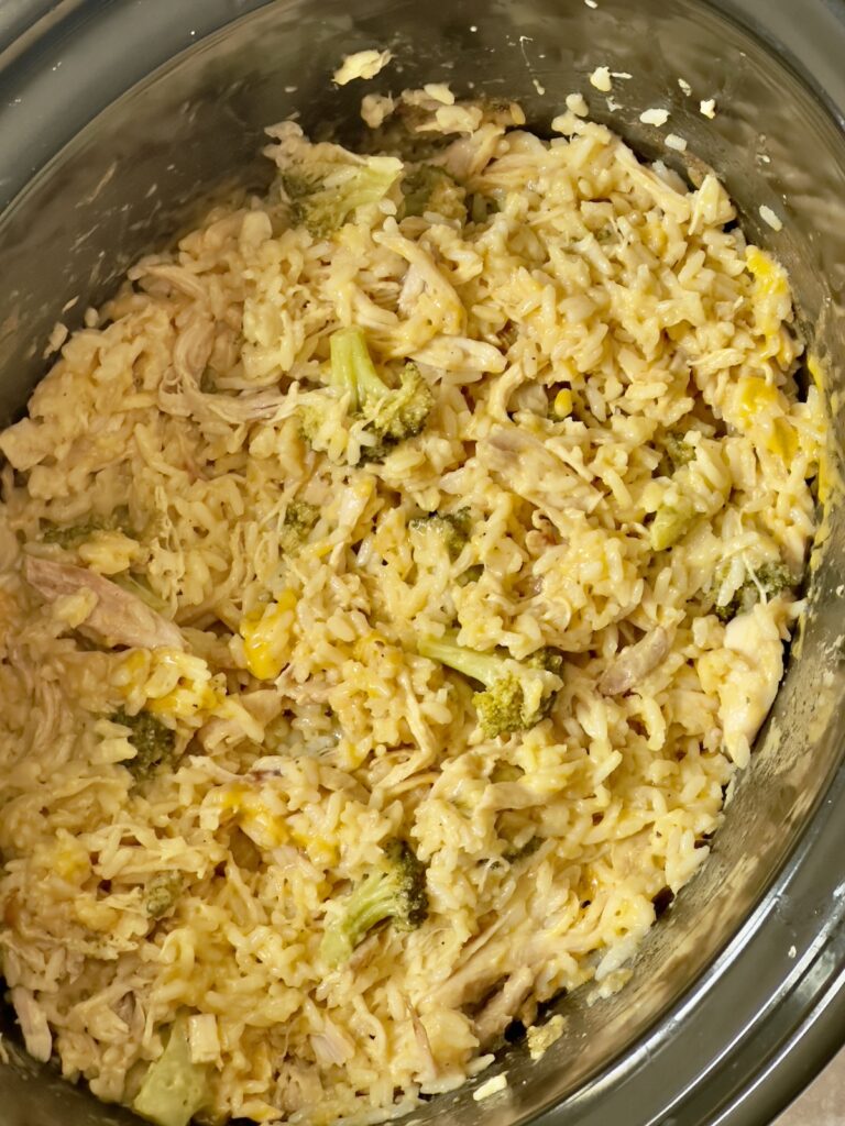 Crockpot Chicken Broccoli and Rice Casserole – Tasty Oven