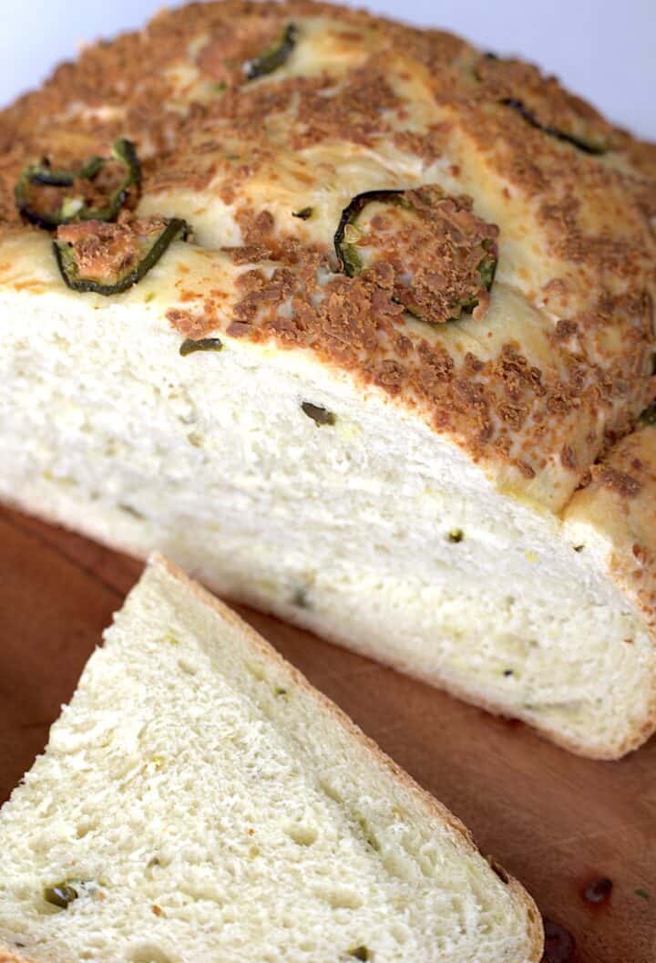 Jalapeño Cheese Bread for the Bread Machine