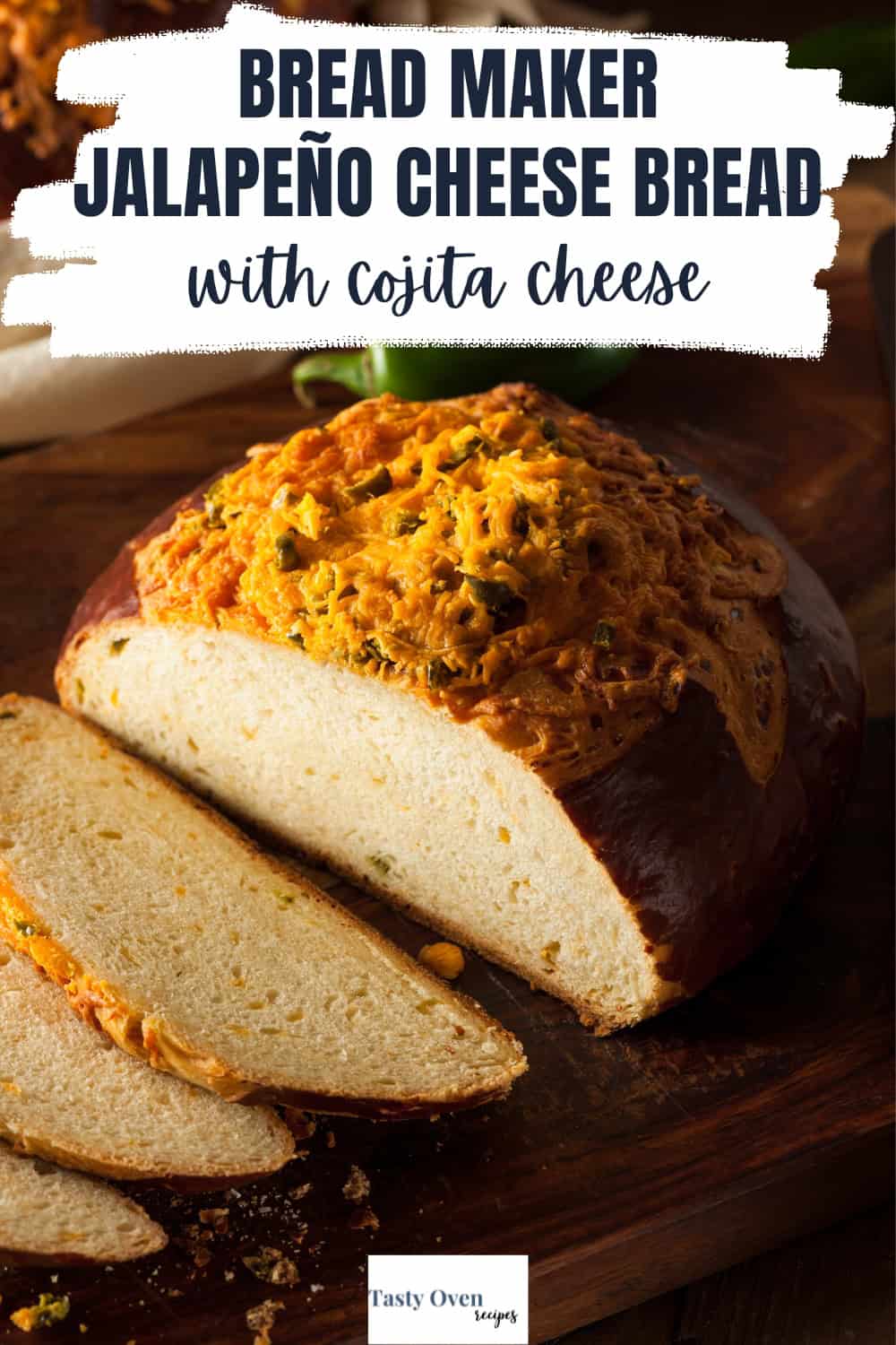Jalapeño Cheese Bread for the Bread Machine