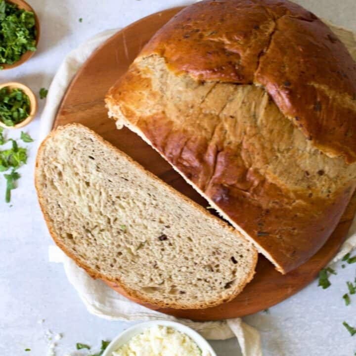 Bread Machine Olive Bread (Mediterranean Bread) – Tasty Oven