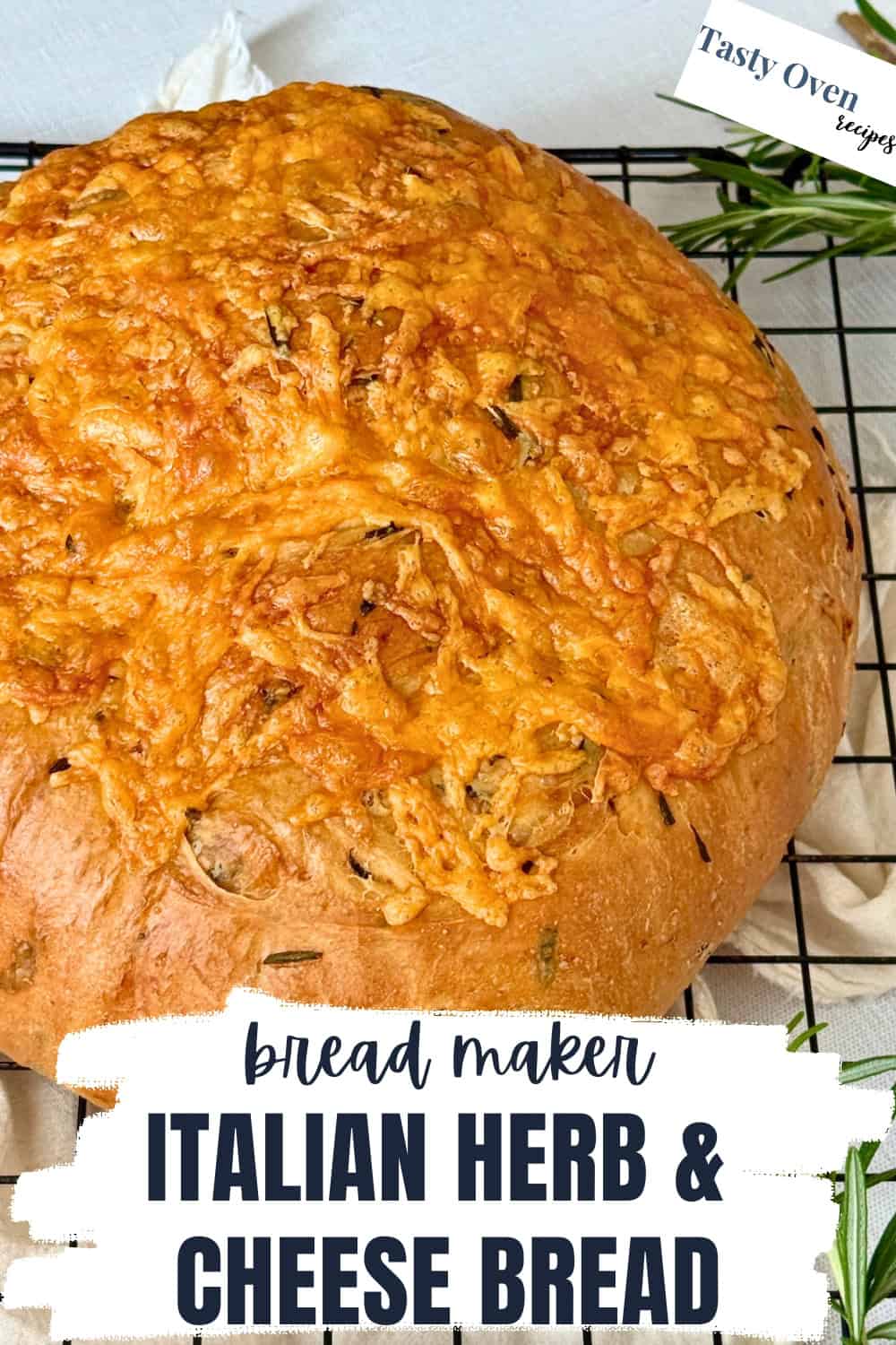 Italian Herb and Cheese Bread (Bread Machine Recipe)