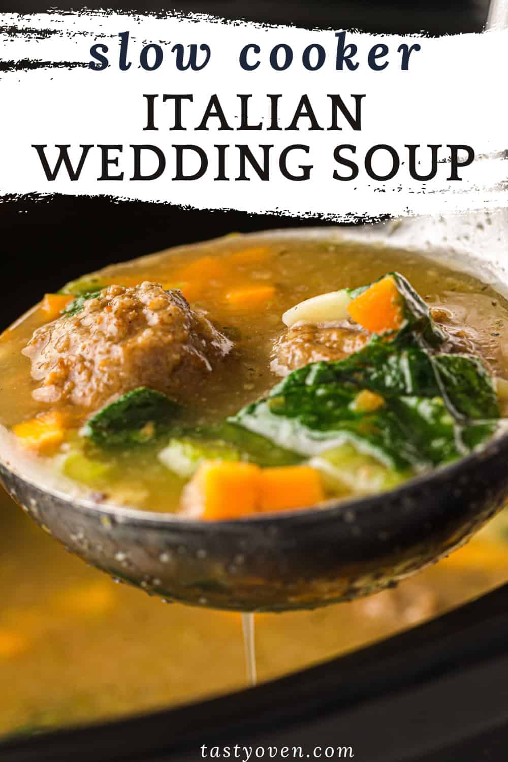 Slow Cooker Italian Wedding Soup – Tasty Oven