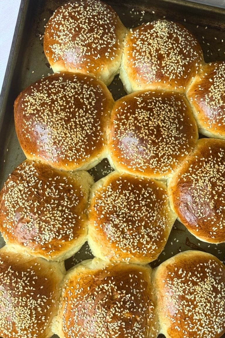 Bread Machine Hamburger Buns – Tasty Oven